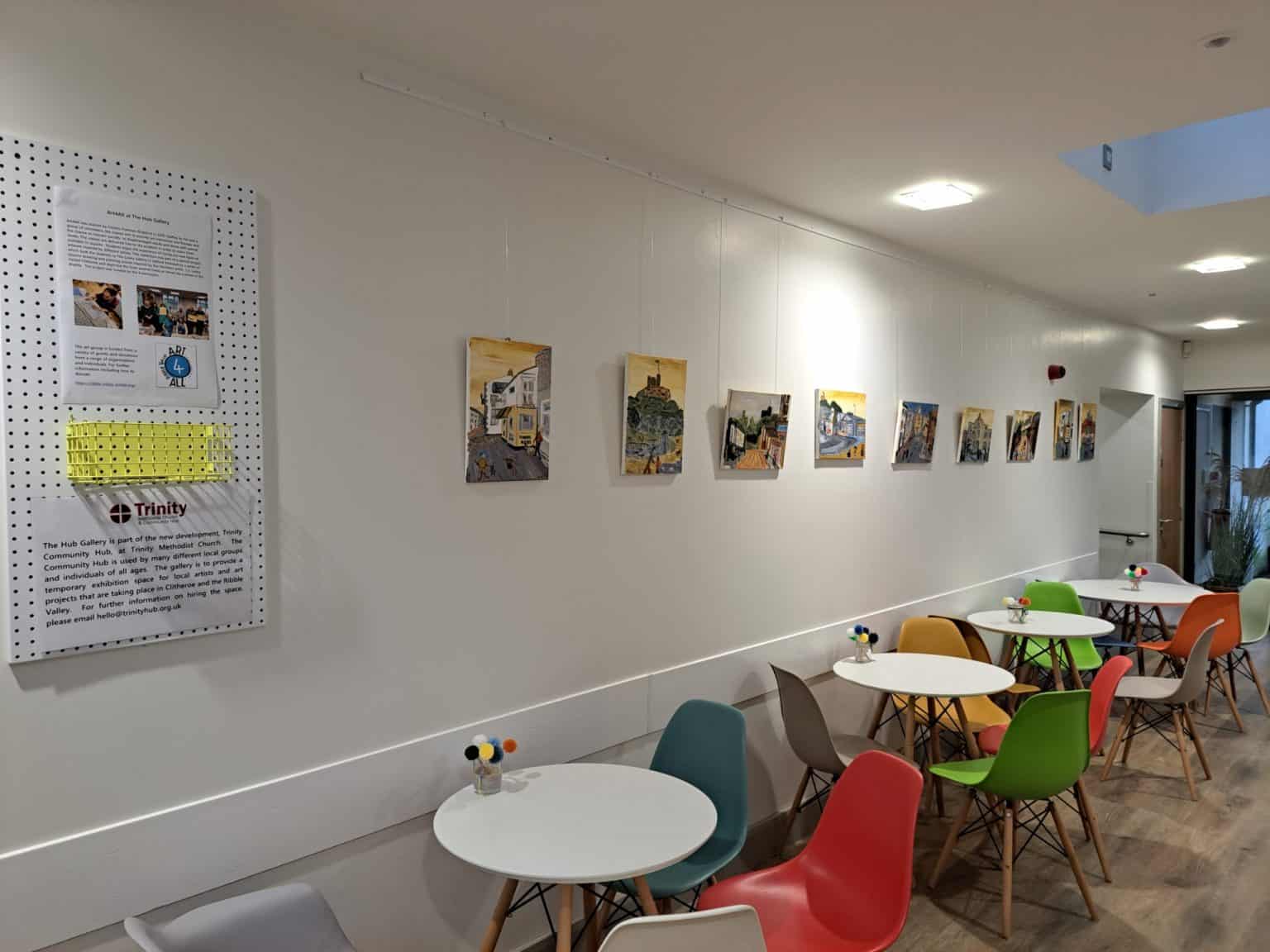 Lowry inspiration at Hub Gallery – Trinity Methodist Church and ...